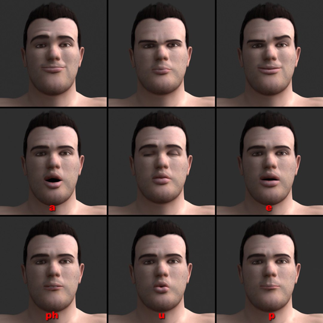 Ppl01 Fat Man Adrien 3d Max