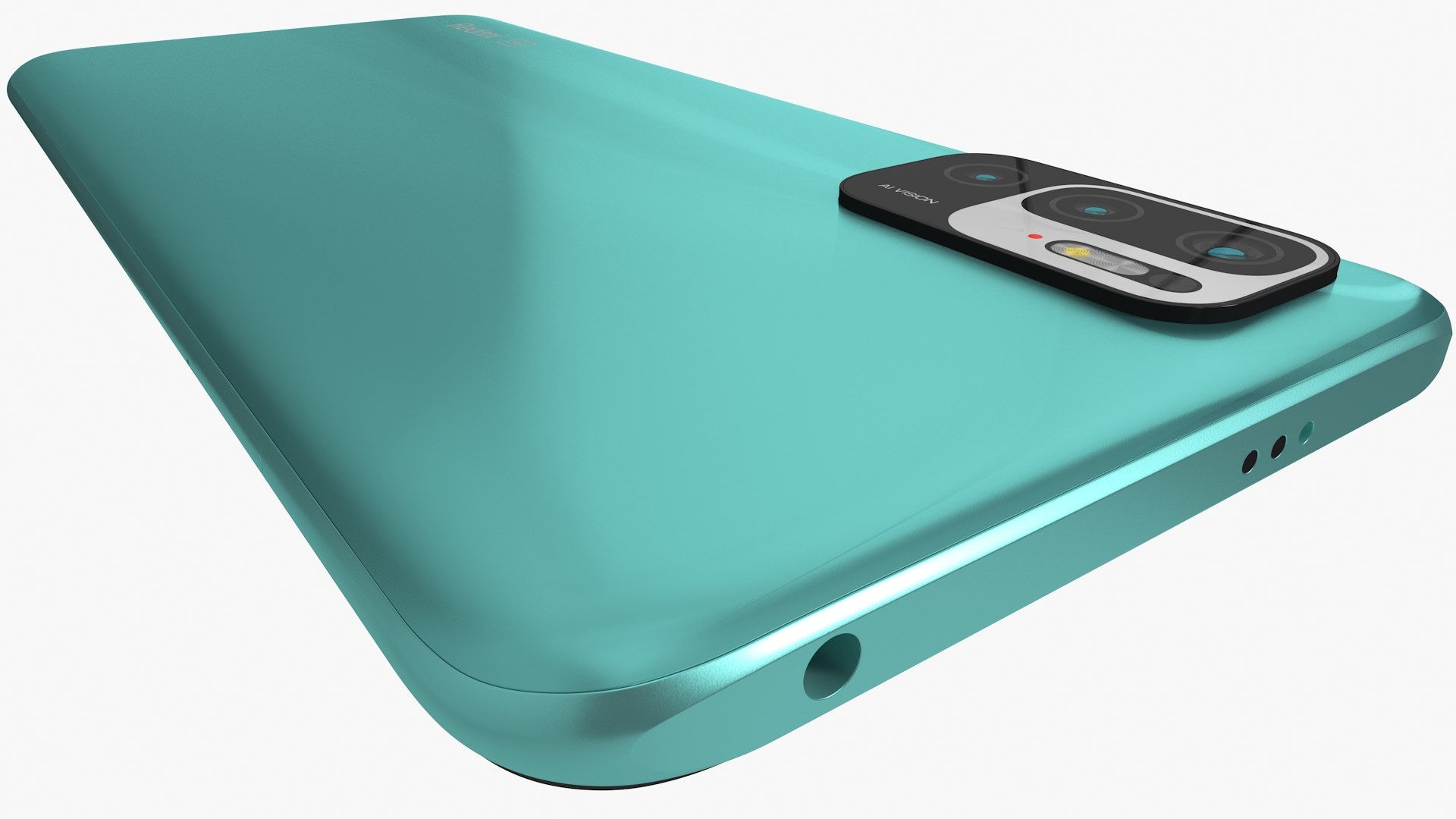 3D Xiaomi Redmi Note 10 5G Aurora Green - TurboSquid 1731802