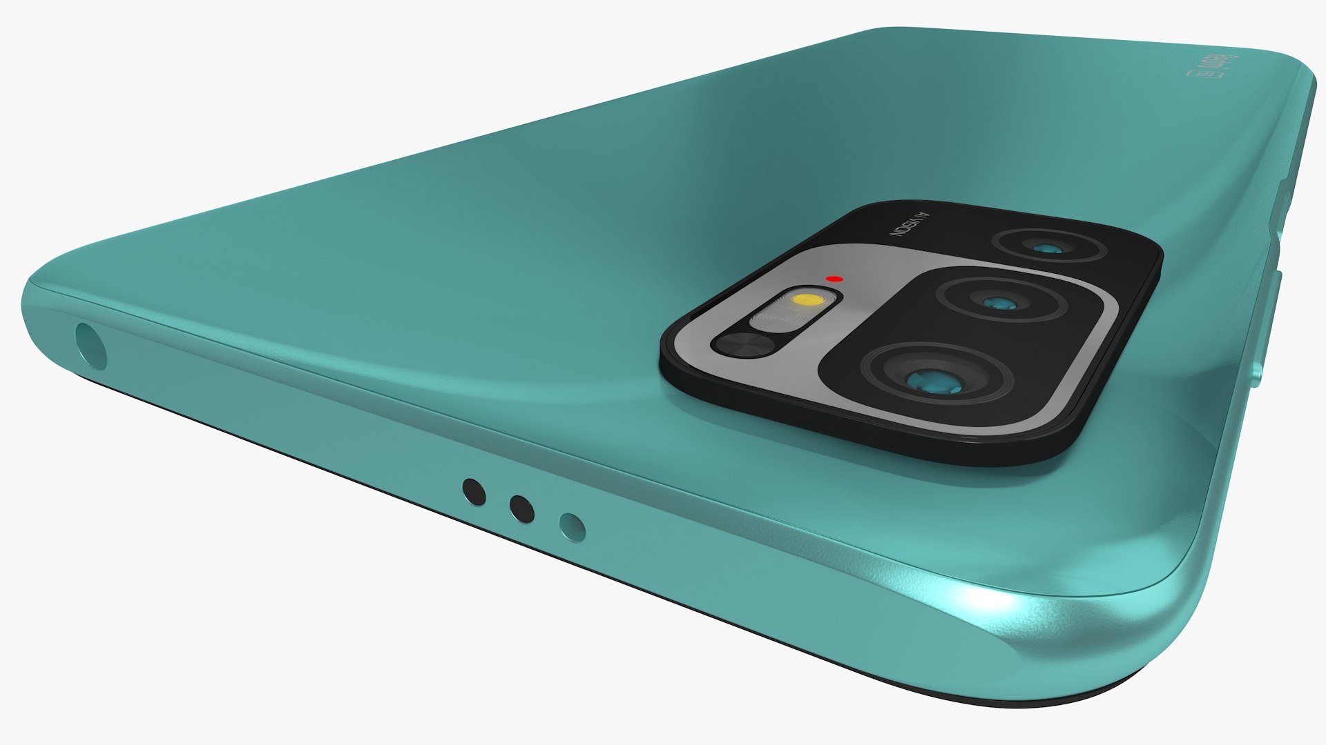 3D Xiaomi Redmi Note 10 5G Aurora Green - TurboSquid 1731802