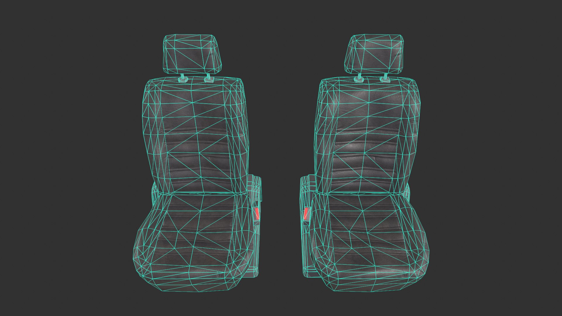 Modular Car Seats Set 3D Model - TurboSquid 2120272