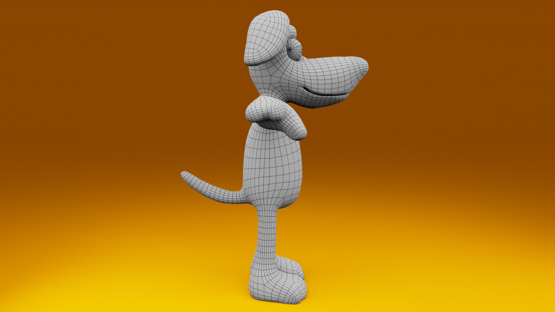 3D Stylized Cartoon Anthropomorphic Dog 3D Model - TurboSquid 2201310