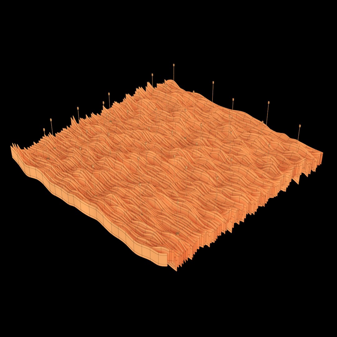 Parametric Wood Ceiling 3D Model - TurboSquid 1489186