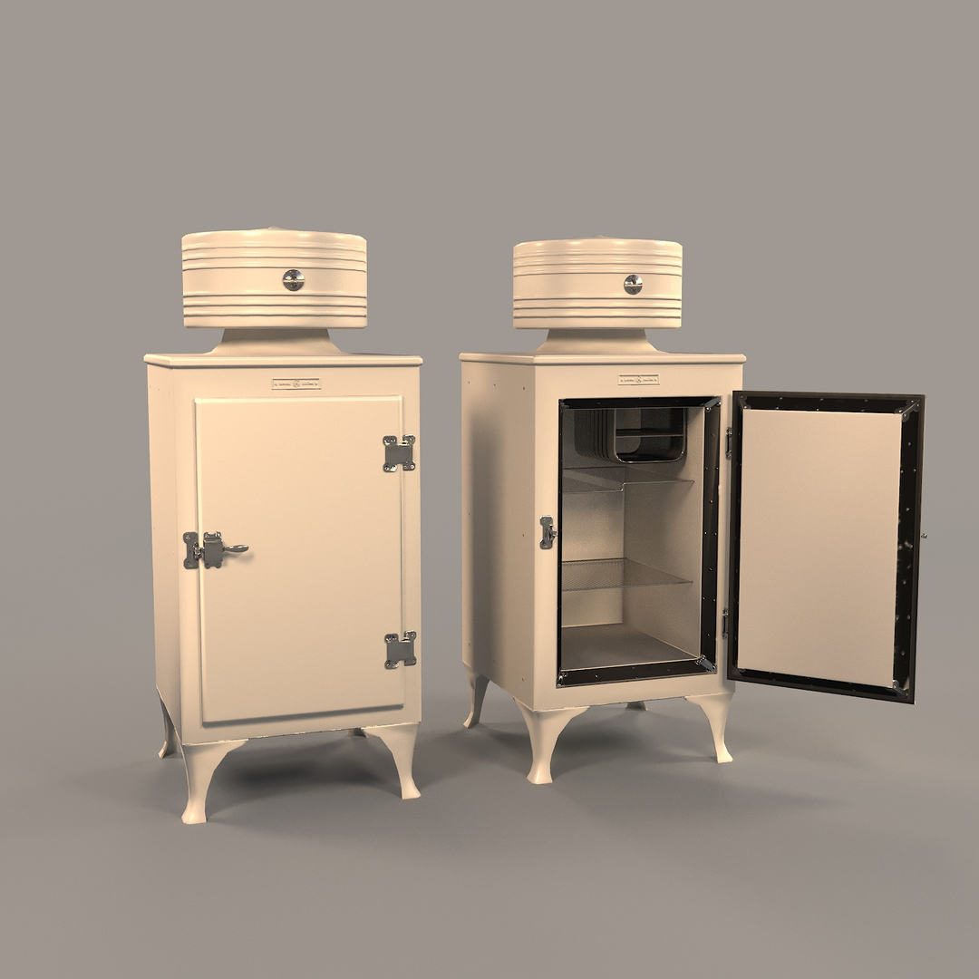 Monitor Refrigerator 3D Model - TurboSquid 1637937