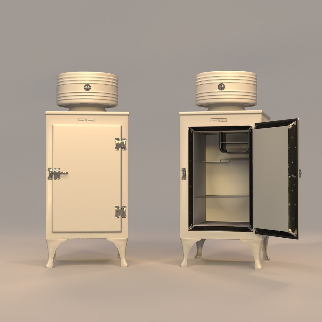Monitor Refrigerator 3D Model - TurboSquid 1637937