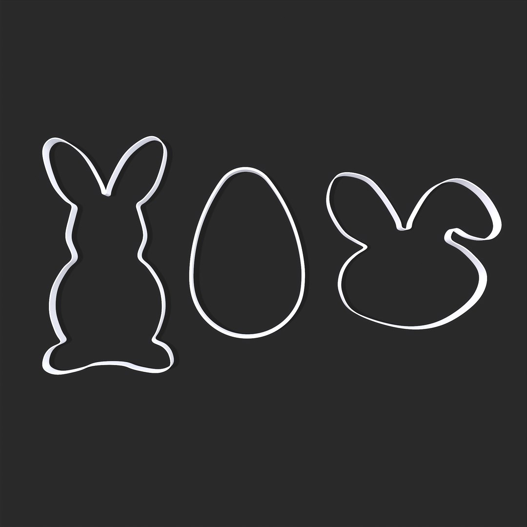 Easter Cookie 3D Print Model 3D - TurboSquid 1884483