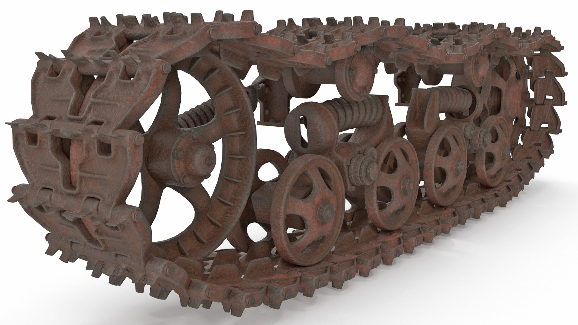 Old caterpillar track 3D model - TurboSquid 1575169