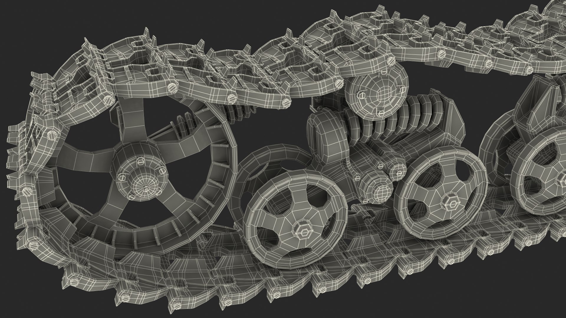 Old Caterpillar Track 3D Model - TurboSquid 1575169