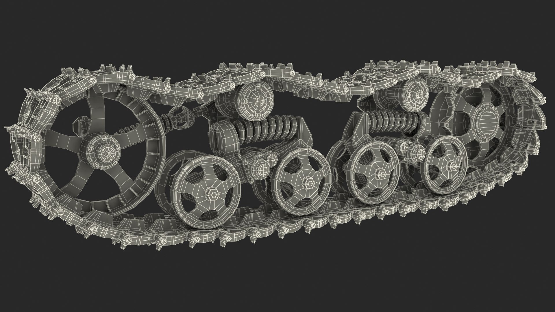 Old Caterpillar Track 3D Model - TurboSquid 1575169