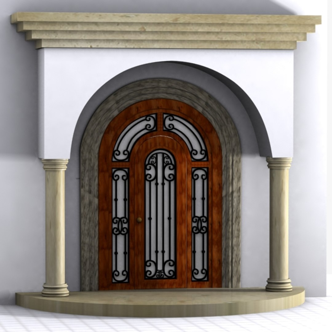 obj doorway door column