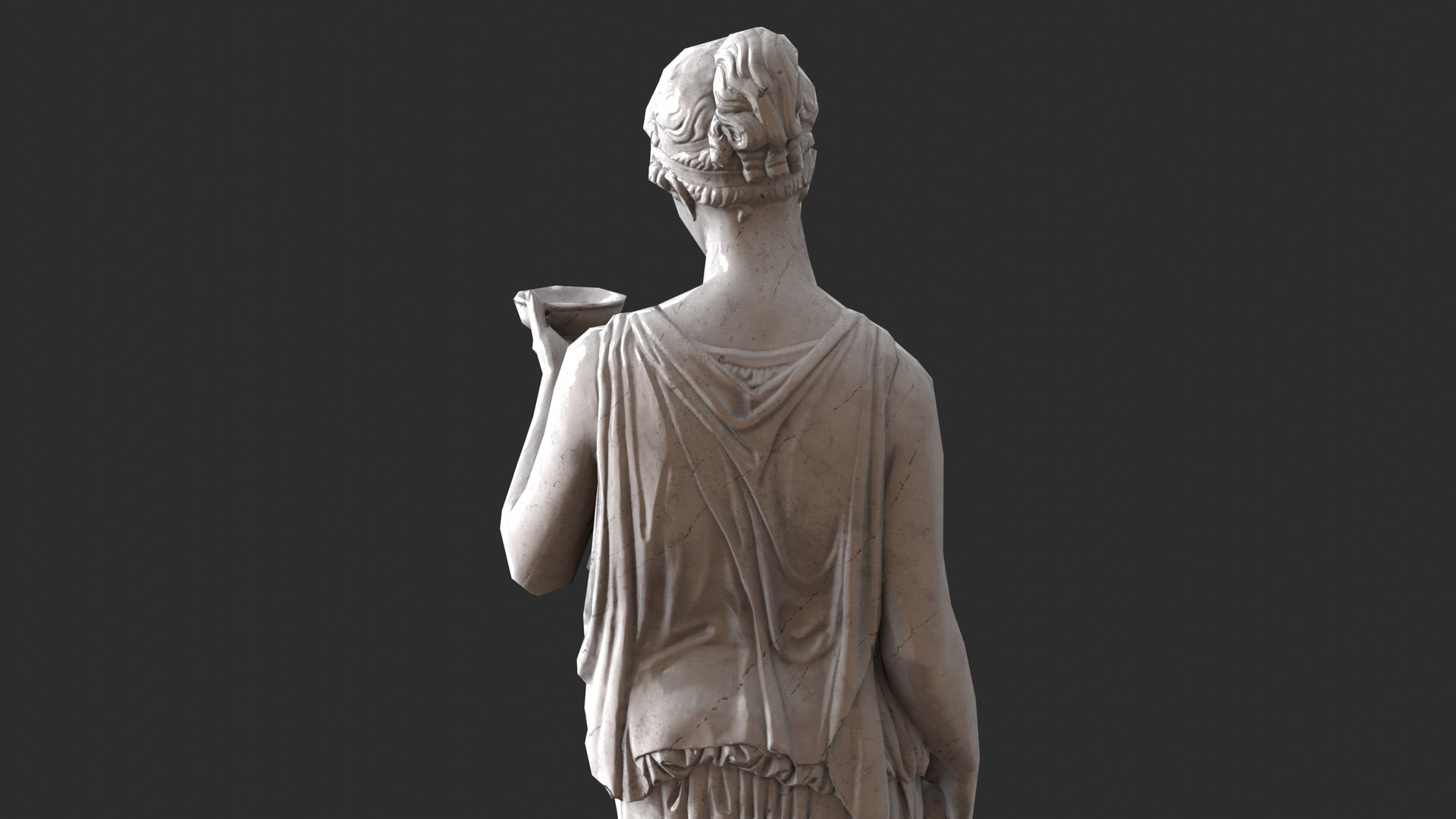 3D Hebe Statue - Marble - TurboSquid 2244554