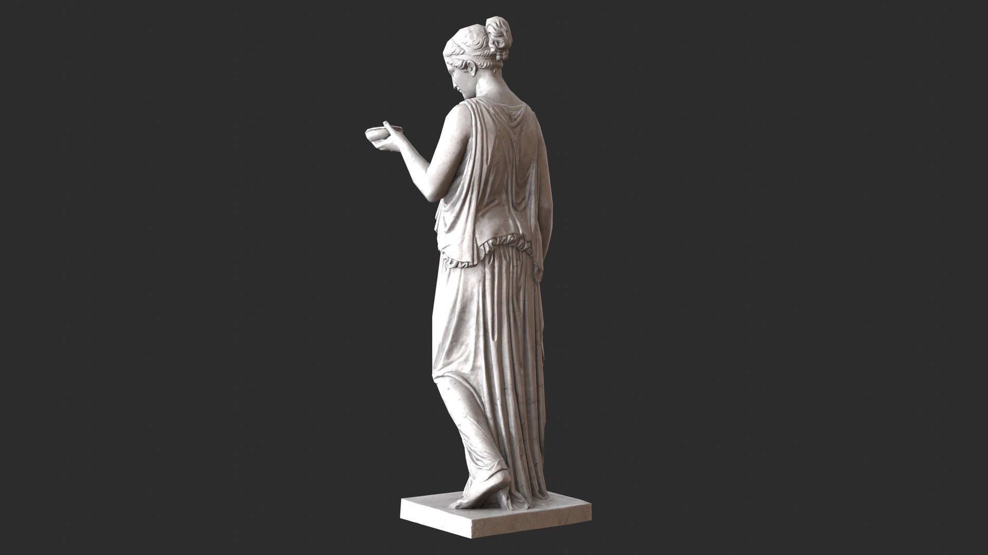3D Hebe Statue - Marble - TurboSquid 2244554