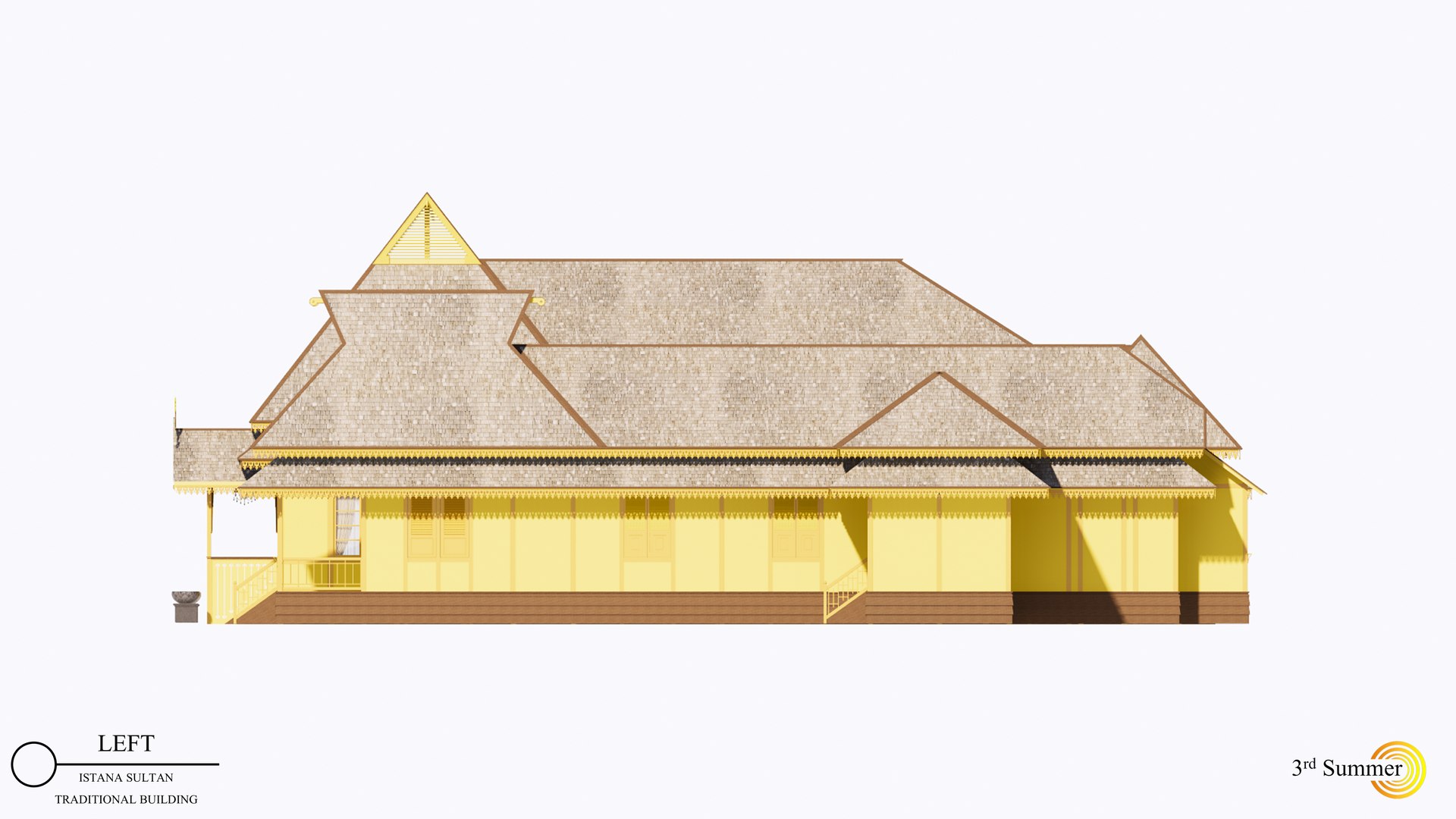 Sambas Sultan Palace 3D Model - TurboSquid 2396904