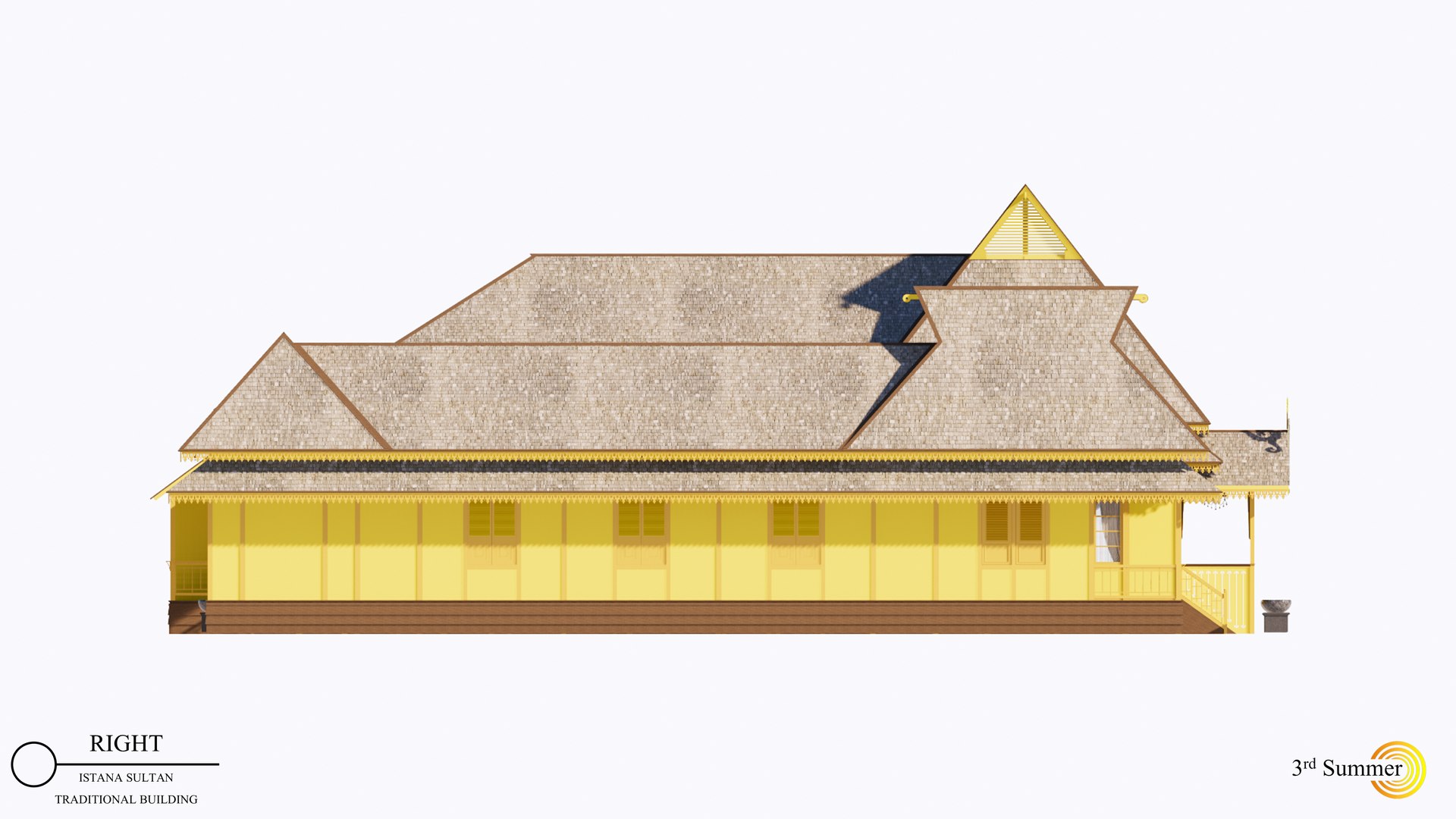 Sambas Sultan Palace 3D Model - TurboSquid 2396904