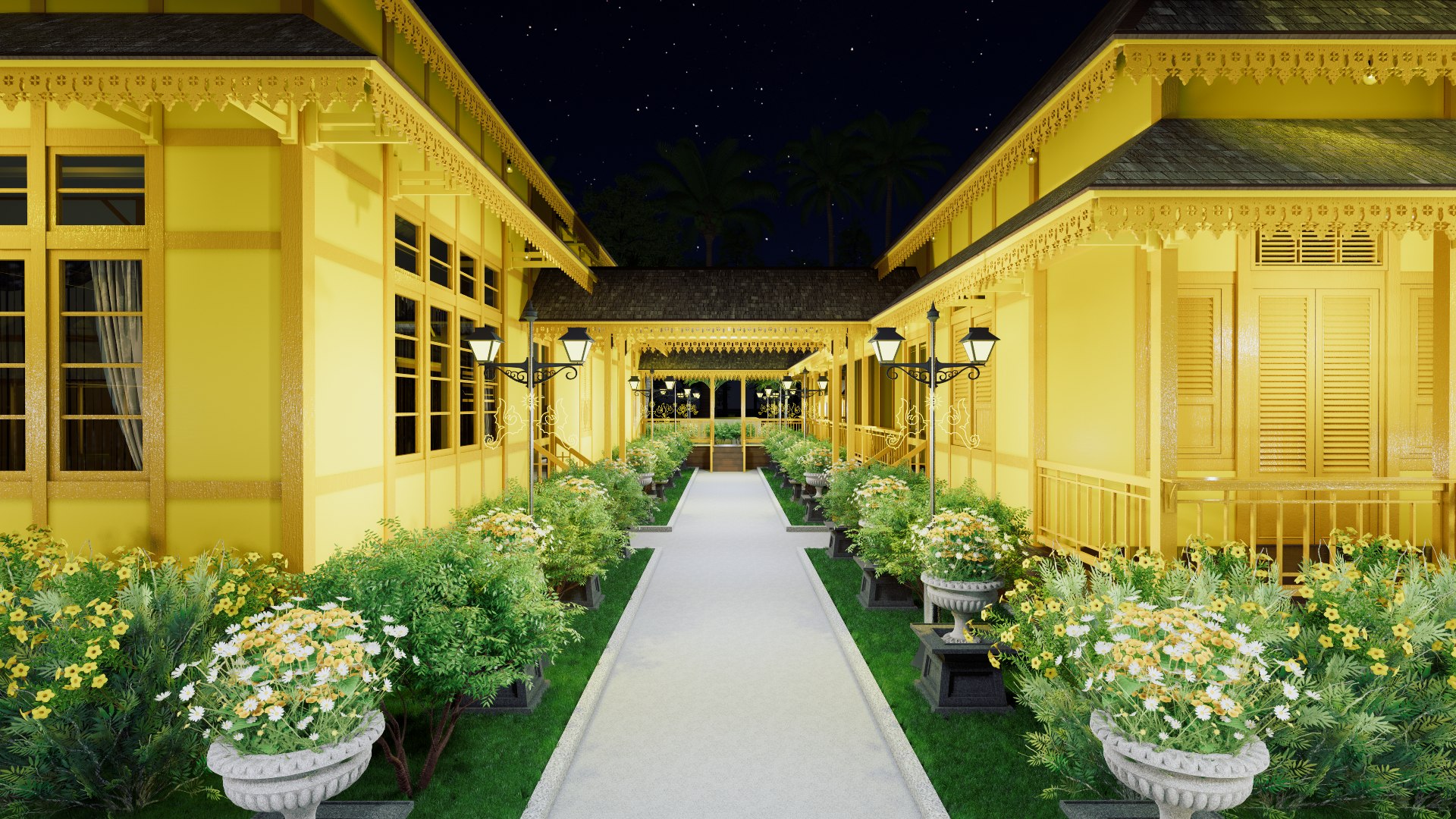 Sambas Sultan Palace 3D Model - TurboSquid 2396904
