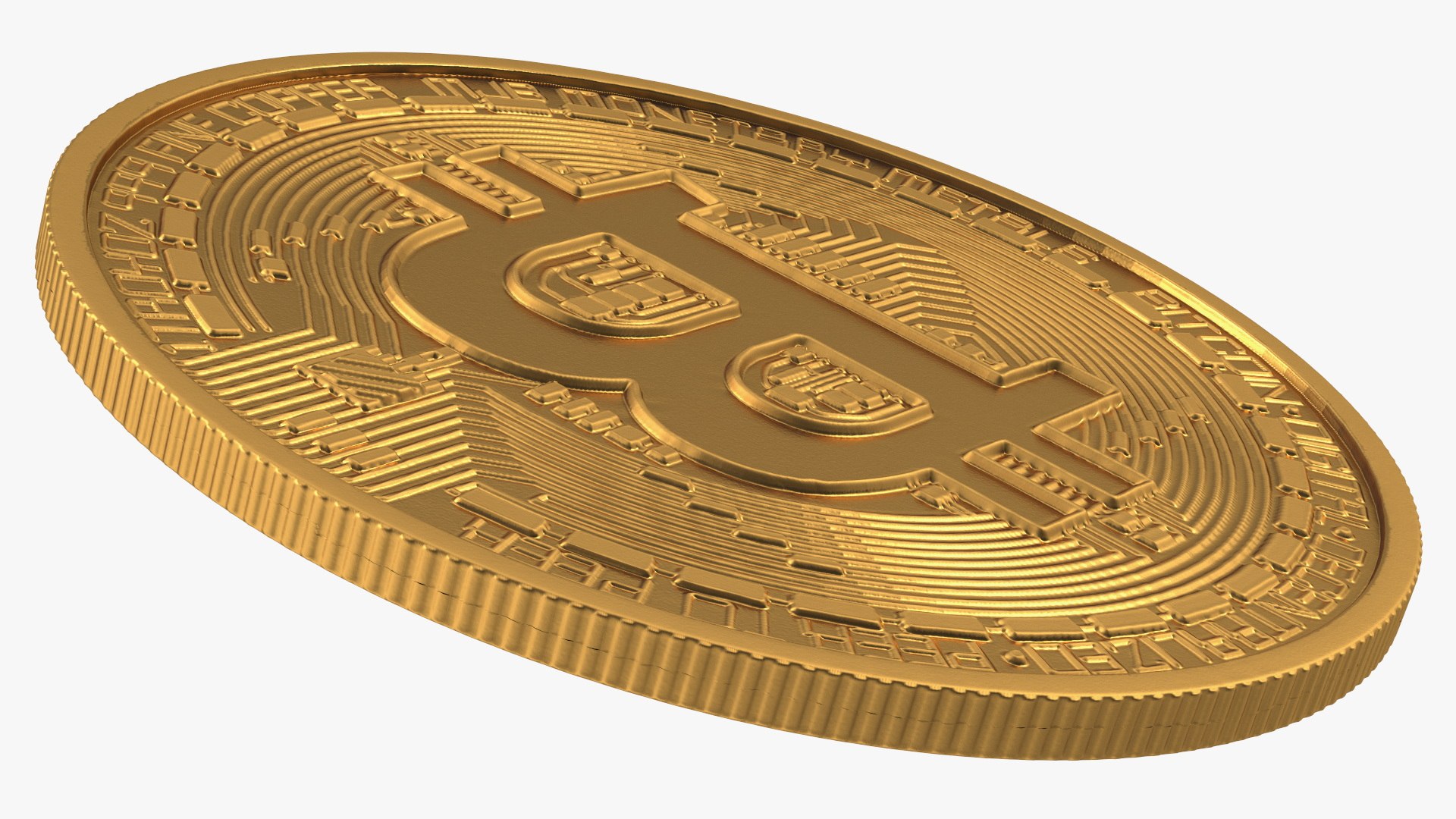 Bitcoin Cryptocurrency Coin Model - TurboSquid 2383531