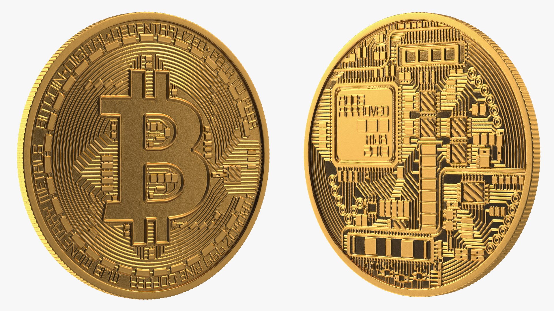 Bitcoin Cryptocurrency Coin Model - TurboSquid 2383531