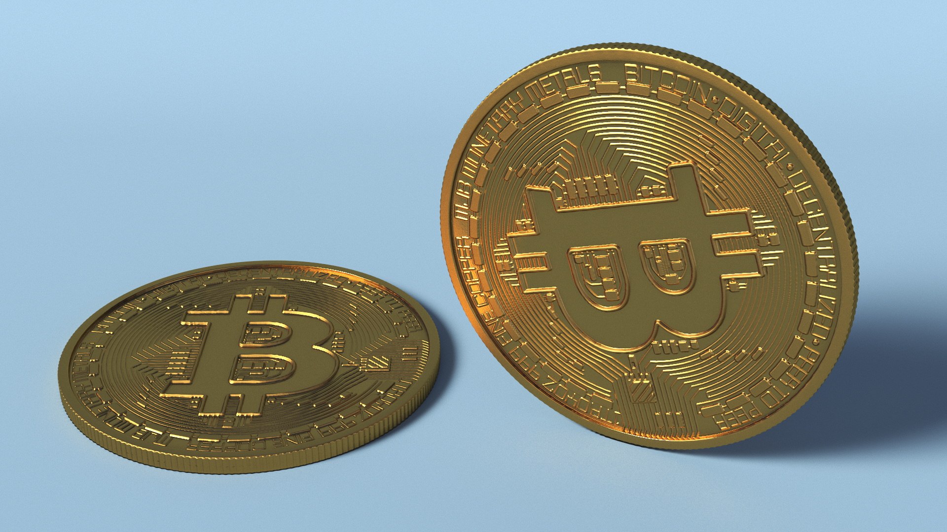 Bitcoin Cryptocurrency Coin Model - TurboSquid 2383531