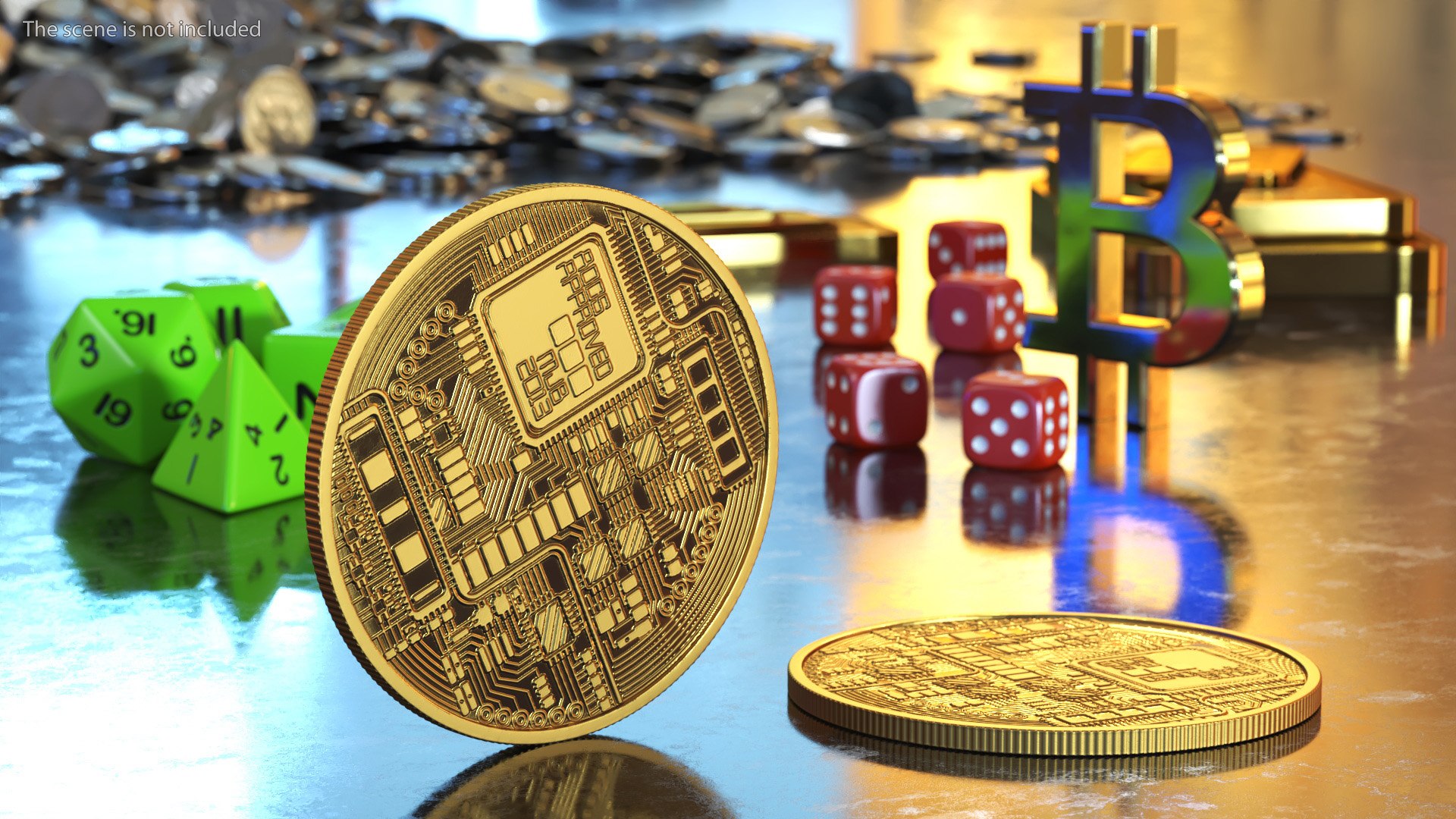 Bitcoin Cryptocurrency Coin Model - TurboSquid 2383531