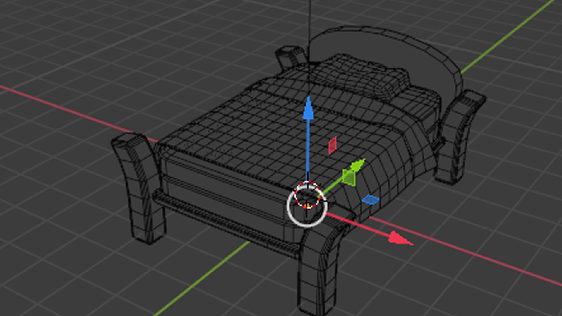 Purple Toon Bed 3D Model - TurboSquid 1833411