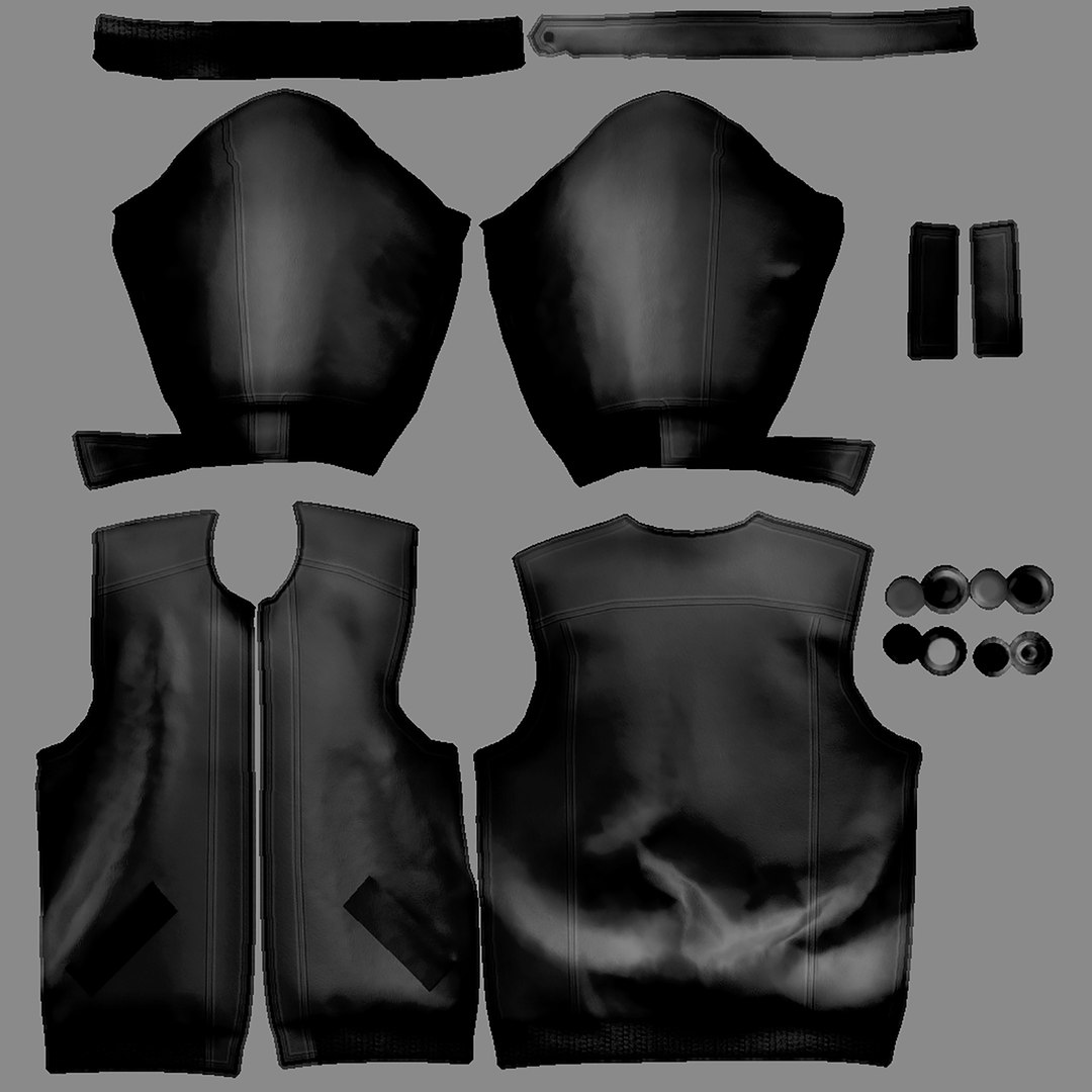 Male Leather Jacket V1 Model - TurboSquid 1812606
