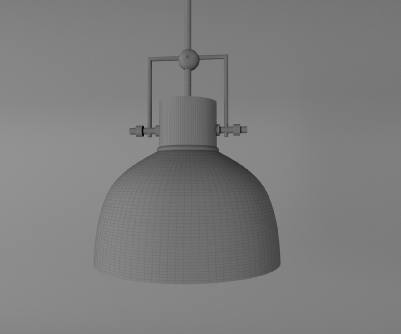 3d model vintage light