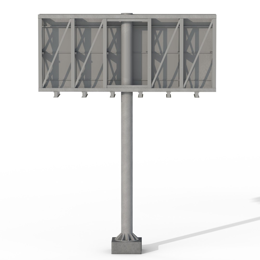 3D Highway Sign 01 - TurboSquid 2159464