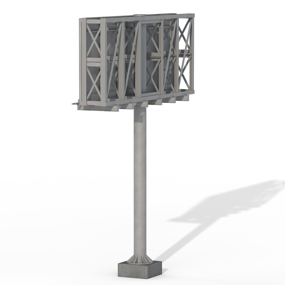 3D Highway Sign 01 - TurboSquid 2159464