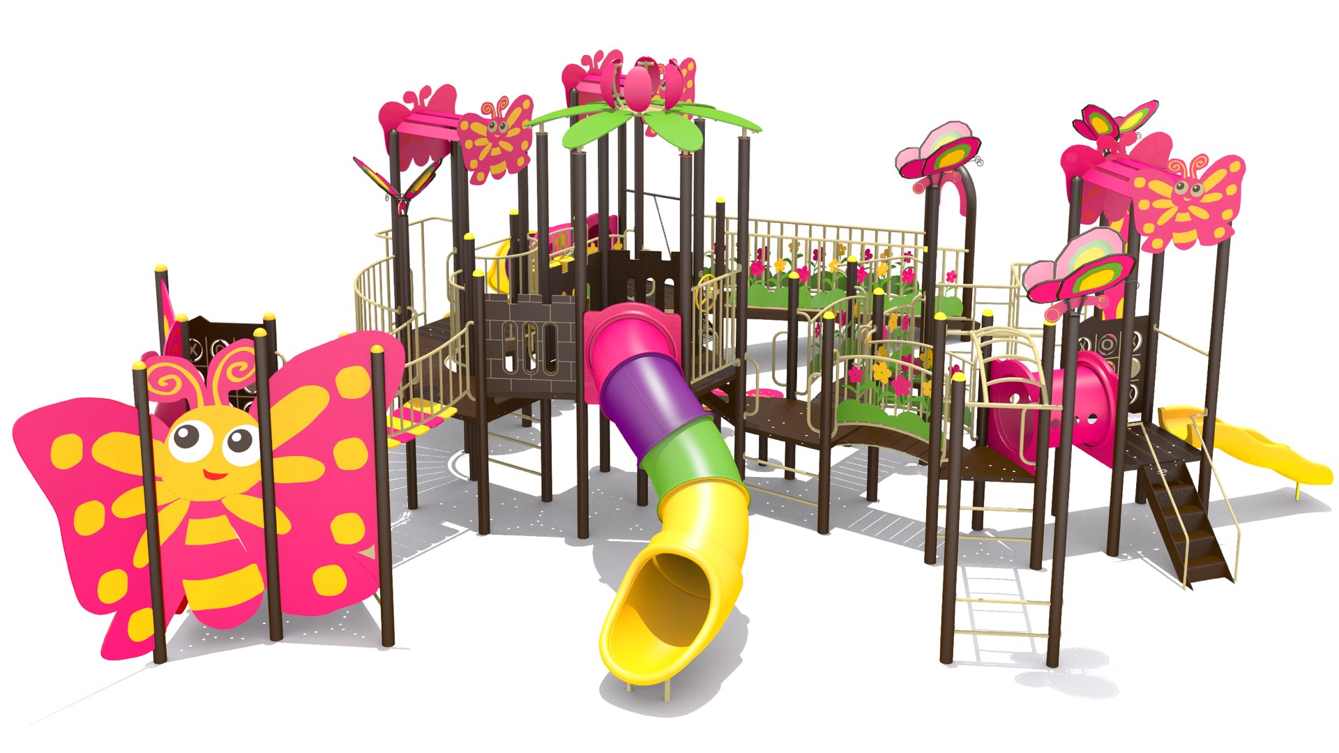 3D Model Butterfly Playground - TurboSquid 1756140