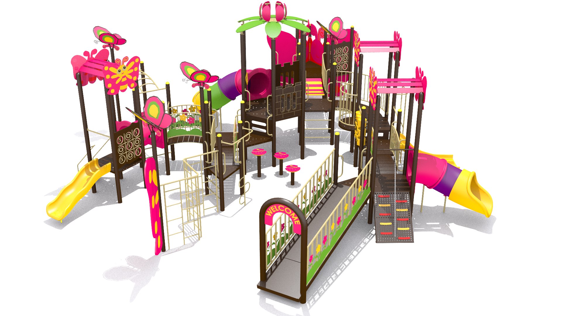 3D Model Butterfly Playground - TurboSquid 1756140