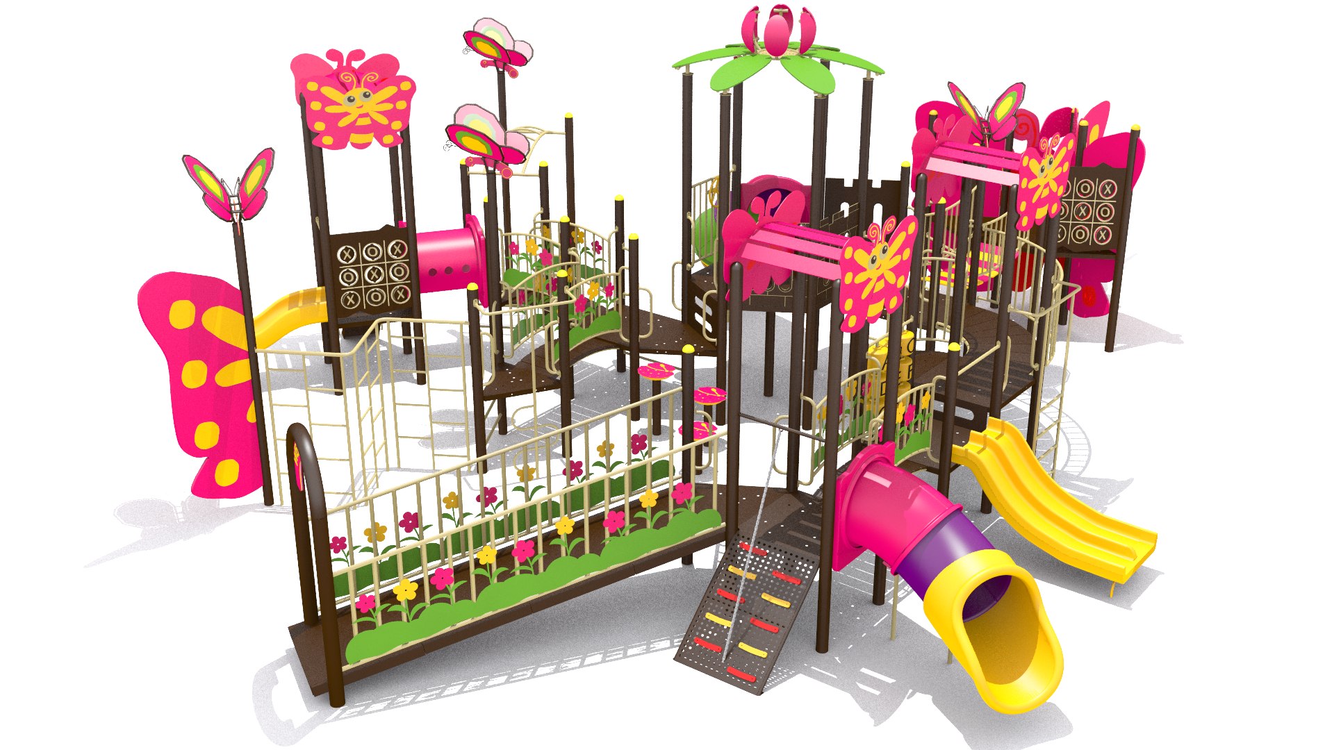3D Model Butterfly Playground - TurboSquid 1756140