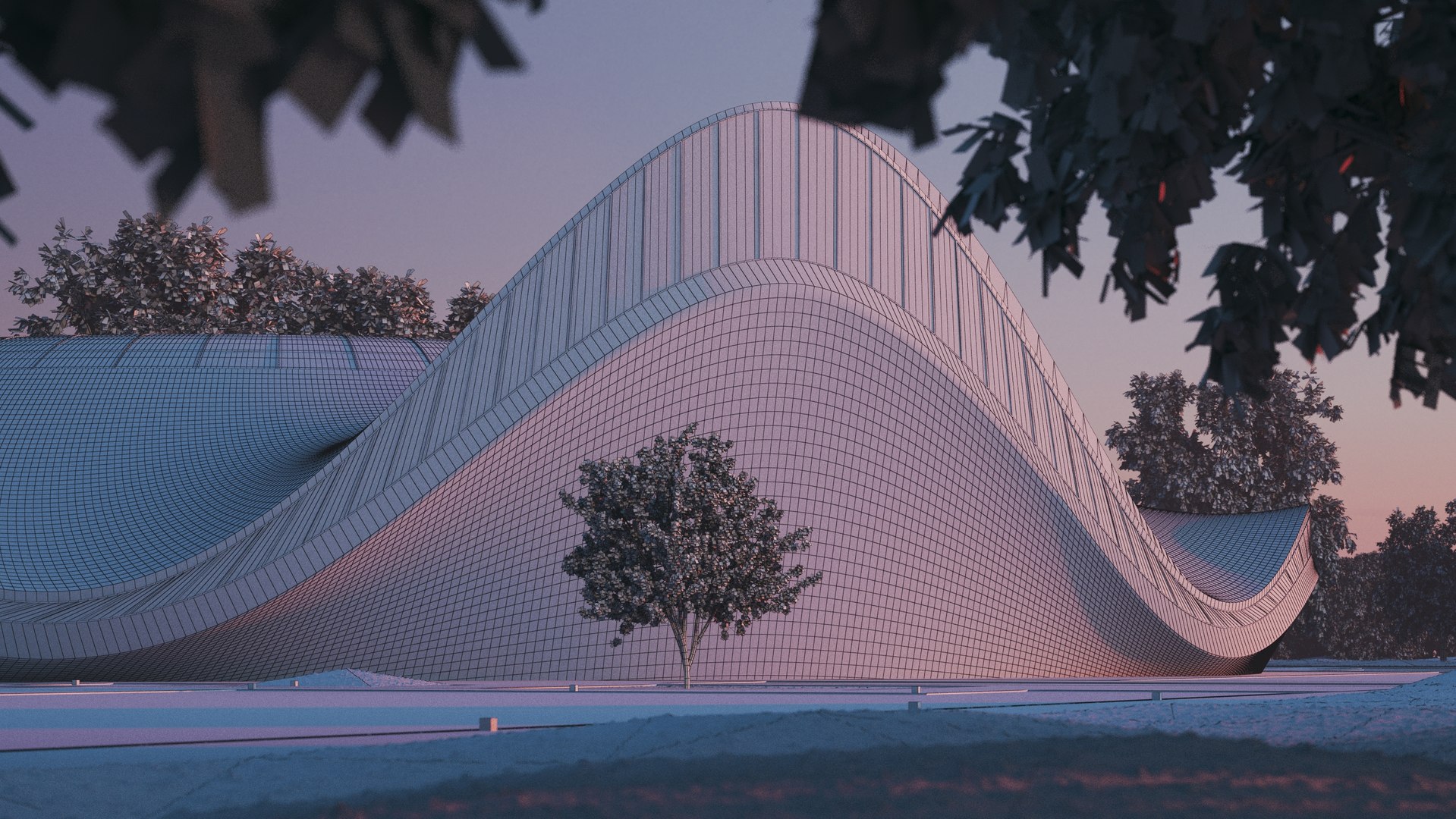 The Wave Building By Architecture Way Model - TurboSquid 2036538