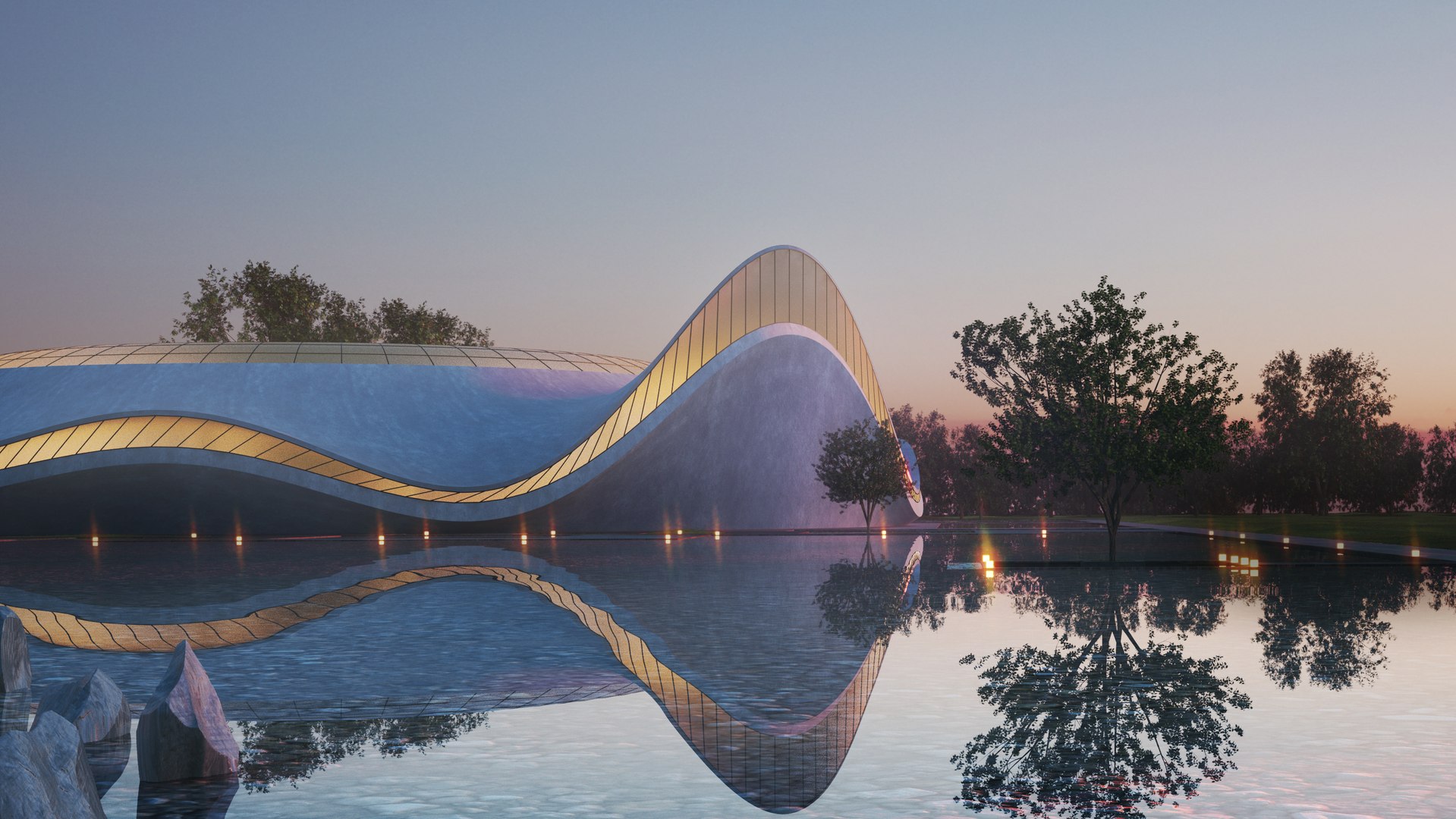 The Wave Building By Architecture Way Model - TurboSquid 2036538