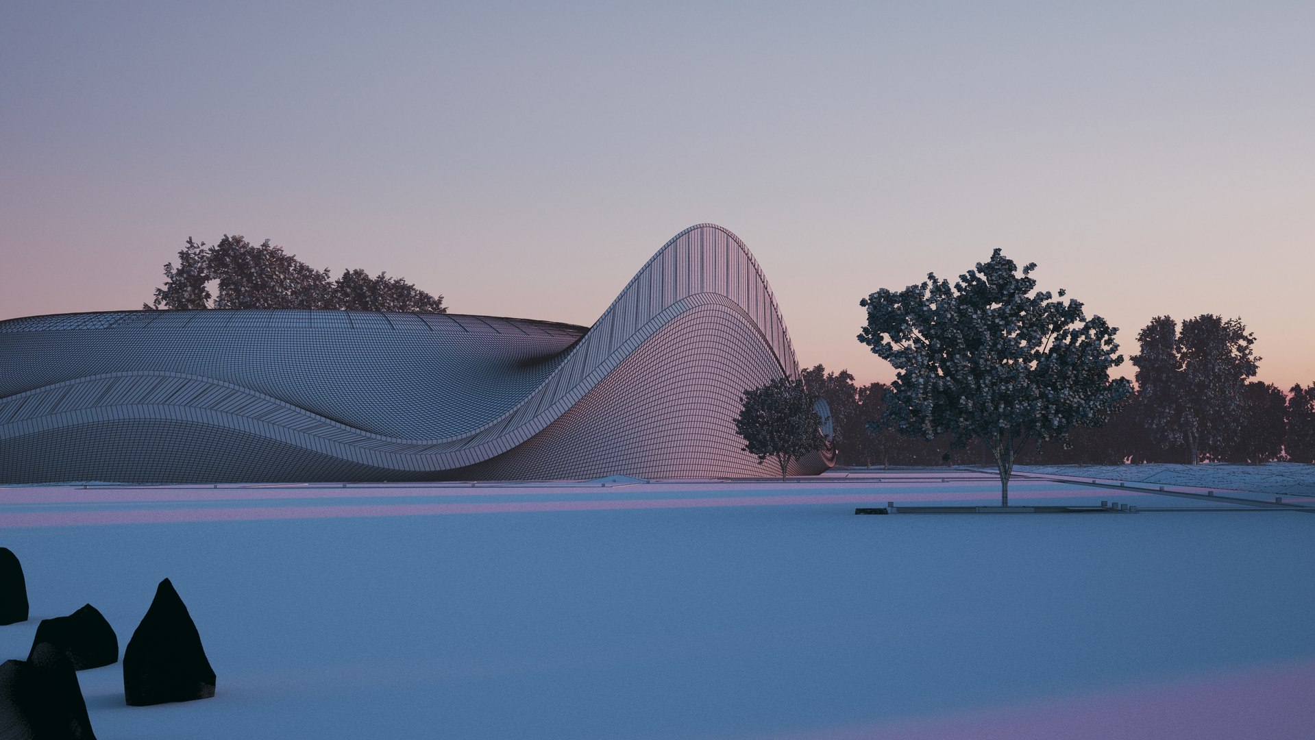 The Wave Building By Architecture Way Model - TurboSquid 2036538