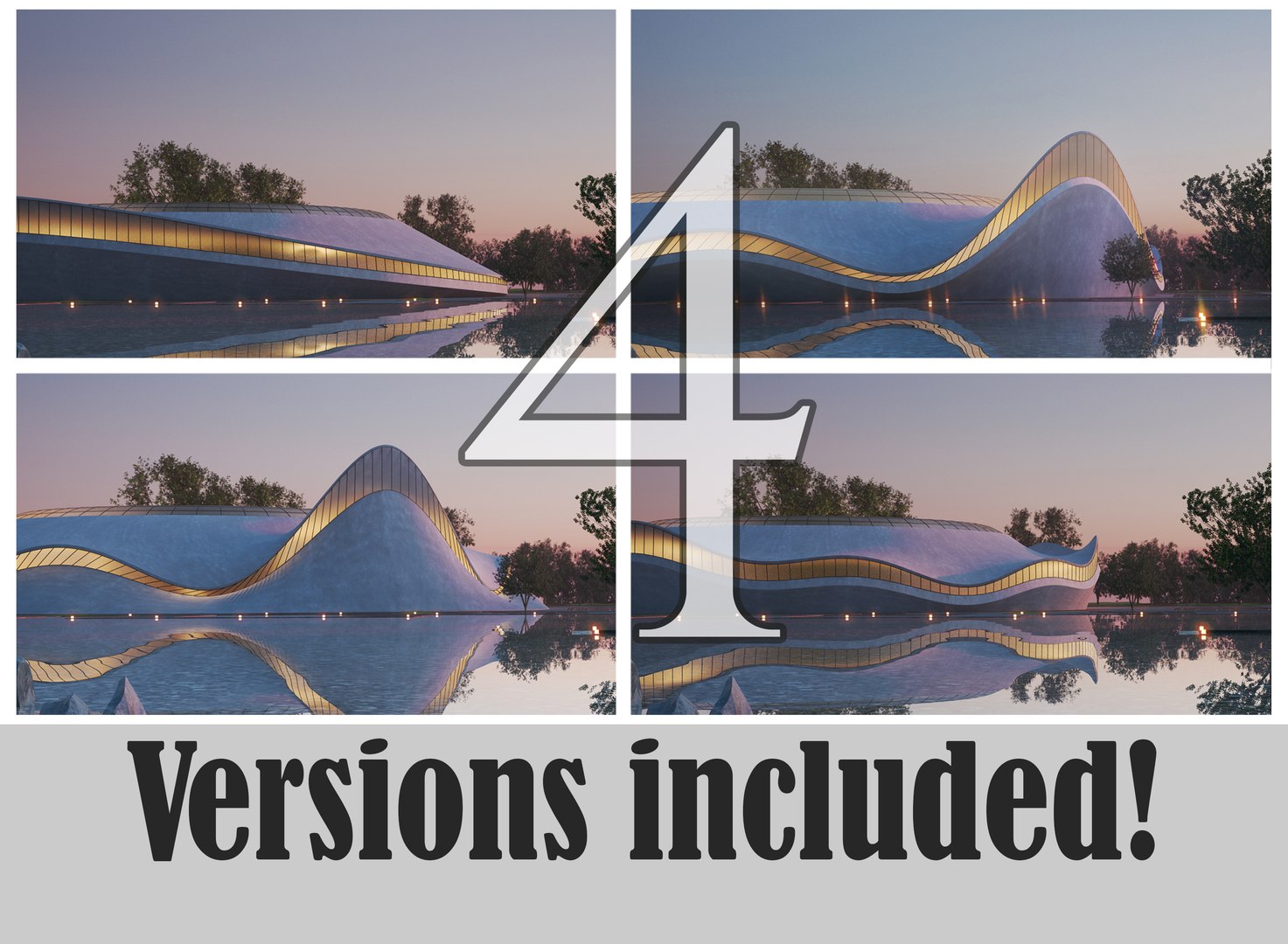 The Wave Building By Architecture Way Model - TurboSquid 2036538