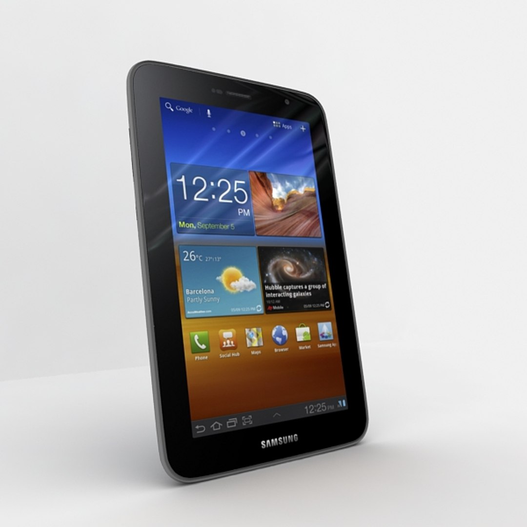 3d Model Samsung Galaxy Tab 7