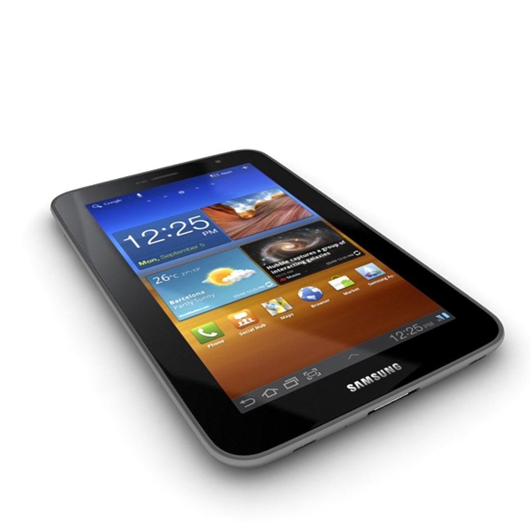 3d Model Samsung Galaxy Tab 7