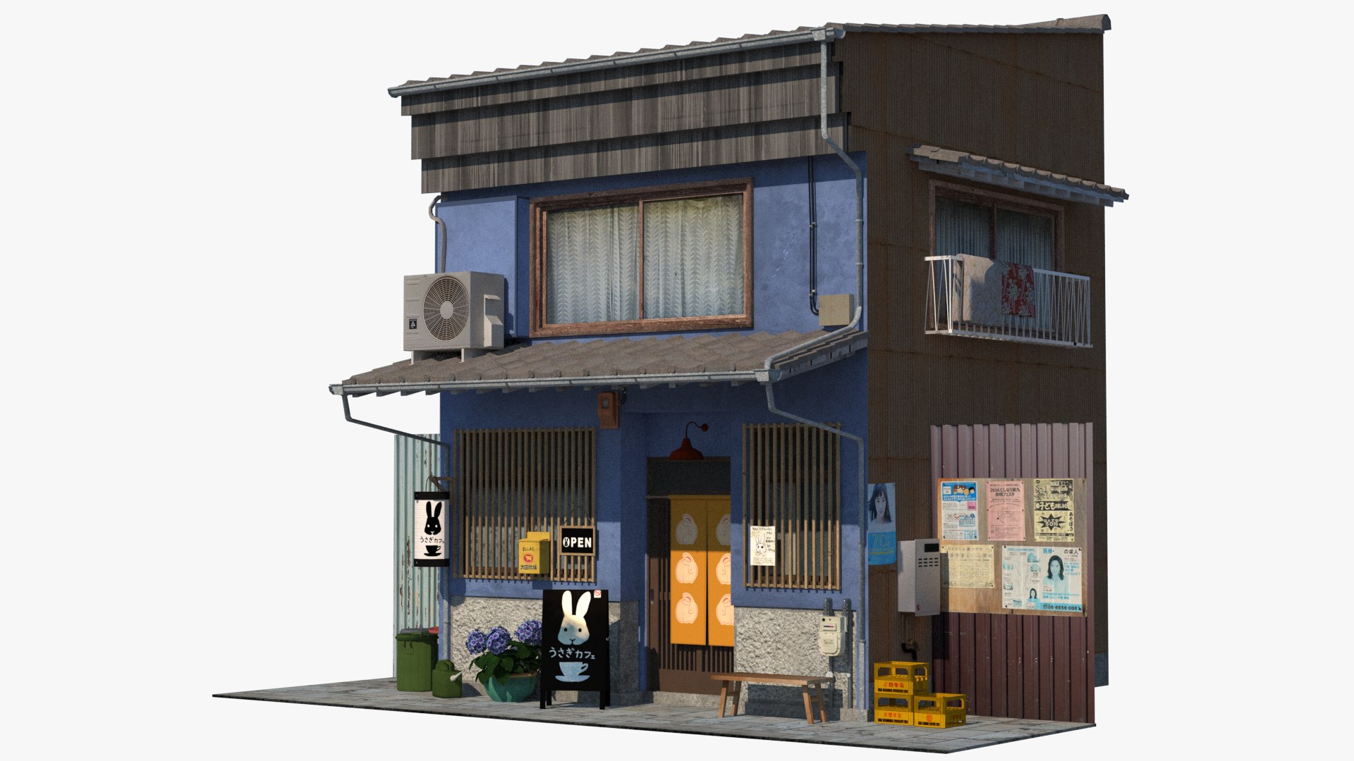 Old japanese restaurant 3D model - TurboSquid 1396649
