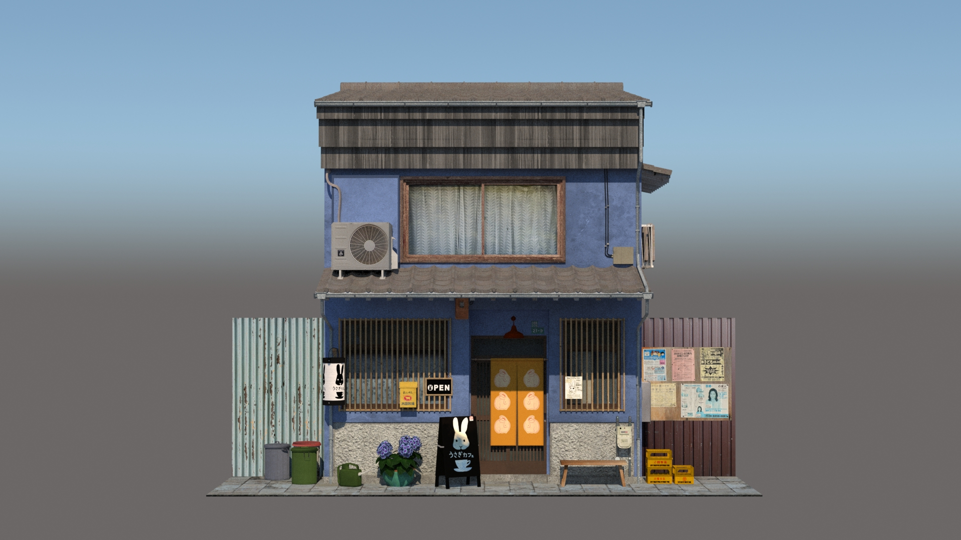 Old japanese restaurant 3D model - TurboSquid 1396649