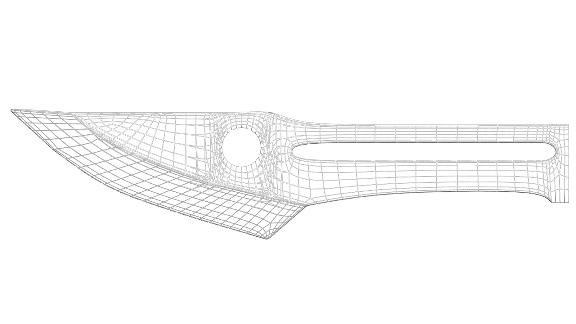 3d model sword saber modern