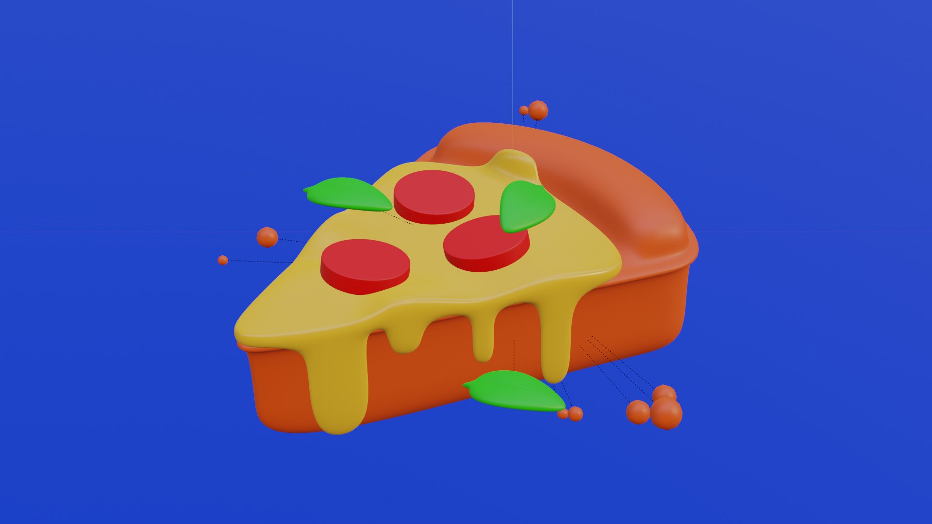 3D Pizza - TurboSquid 2232547