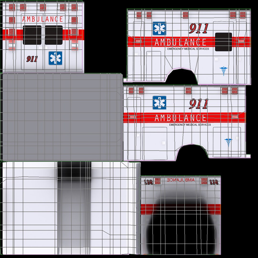 3dsmax medical ambulance