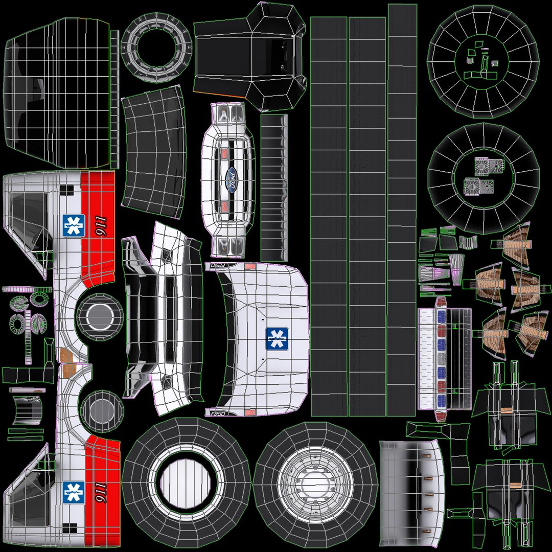 3dsmax medical ambulance