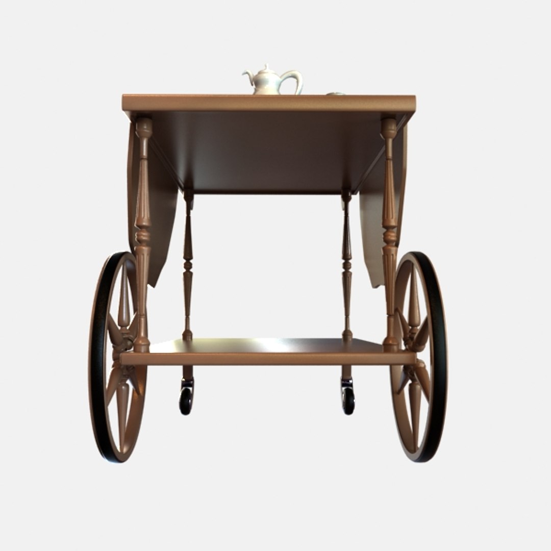 3d Model Table Tea Car