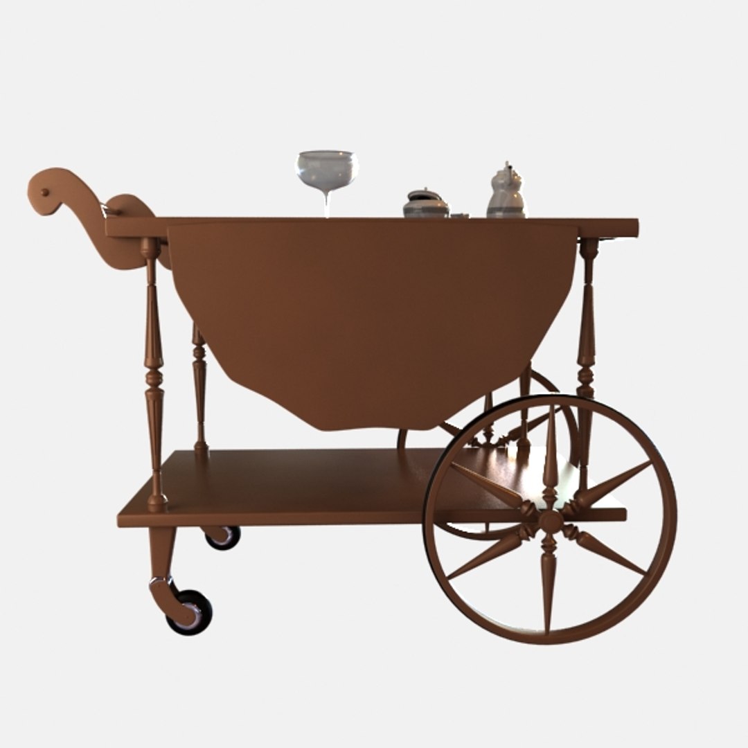 3d Model Table Tea Car