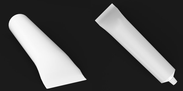 toothpaste container 2 3d model
