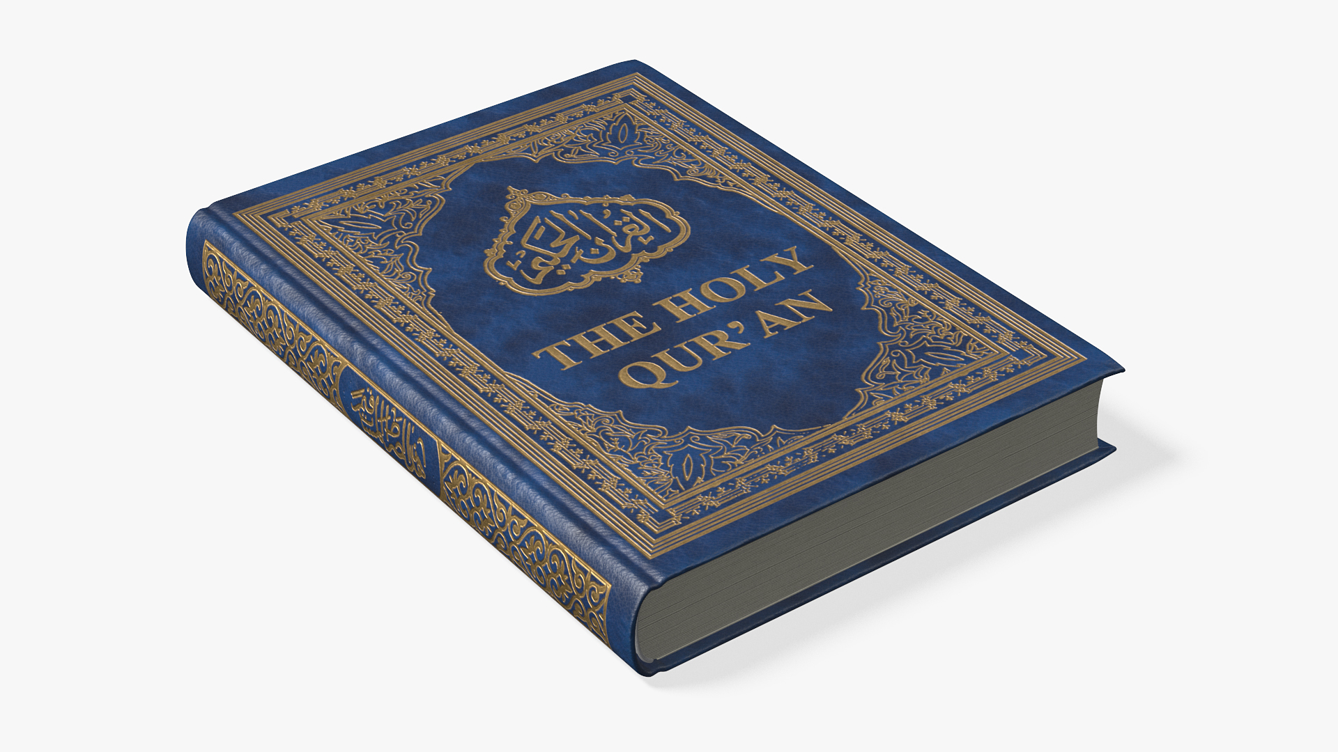 3D Holy Quran Blue Closed - TurboSquid 2268599