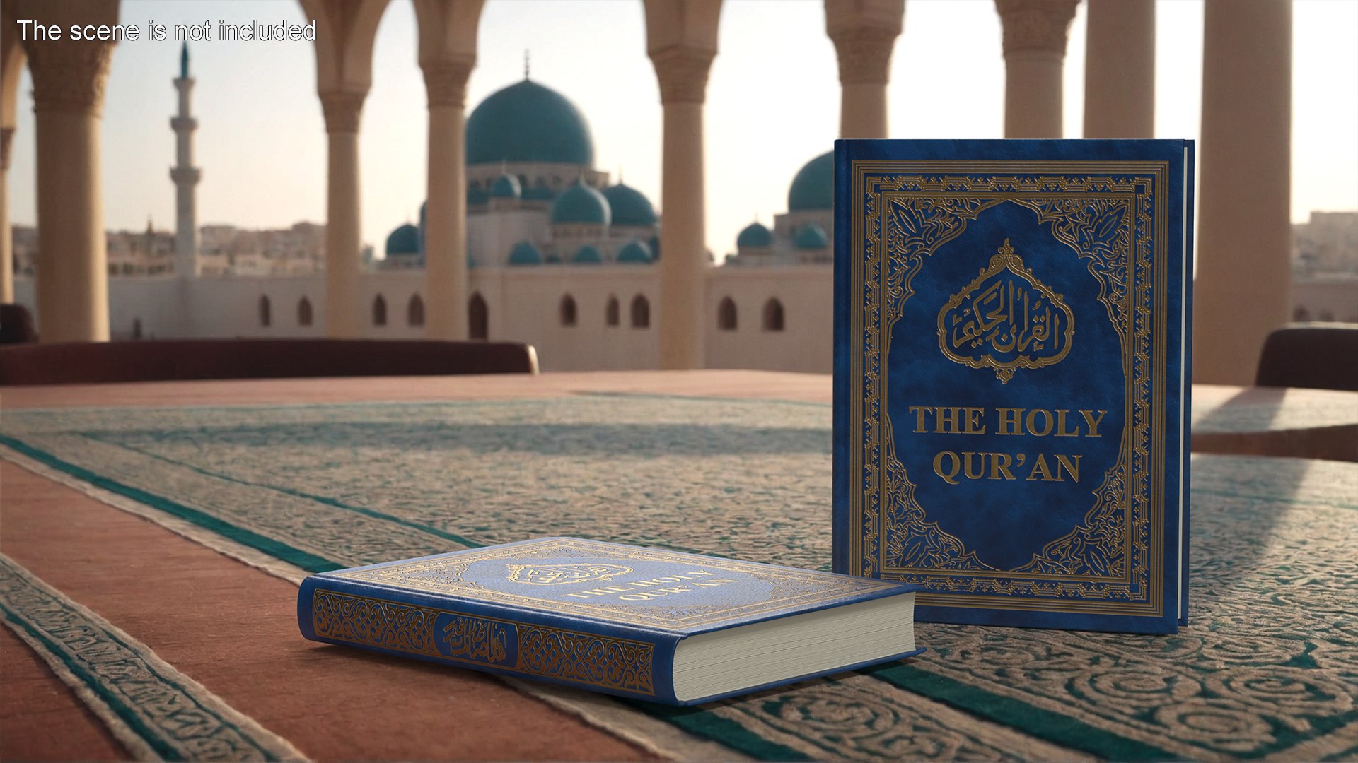 3D Holy Quran Blue Closed - TurboSquid 2268599
