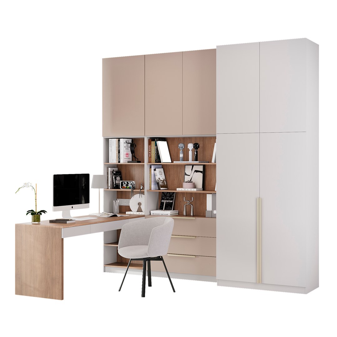 3D Workplace 02 - TurboSquid 2289490