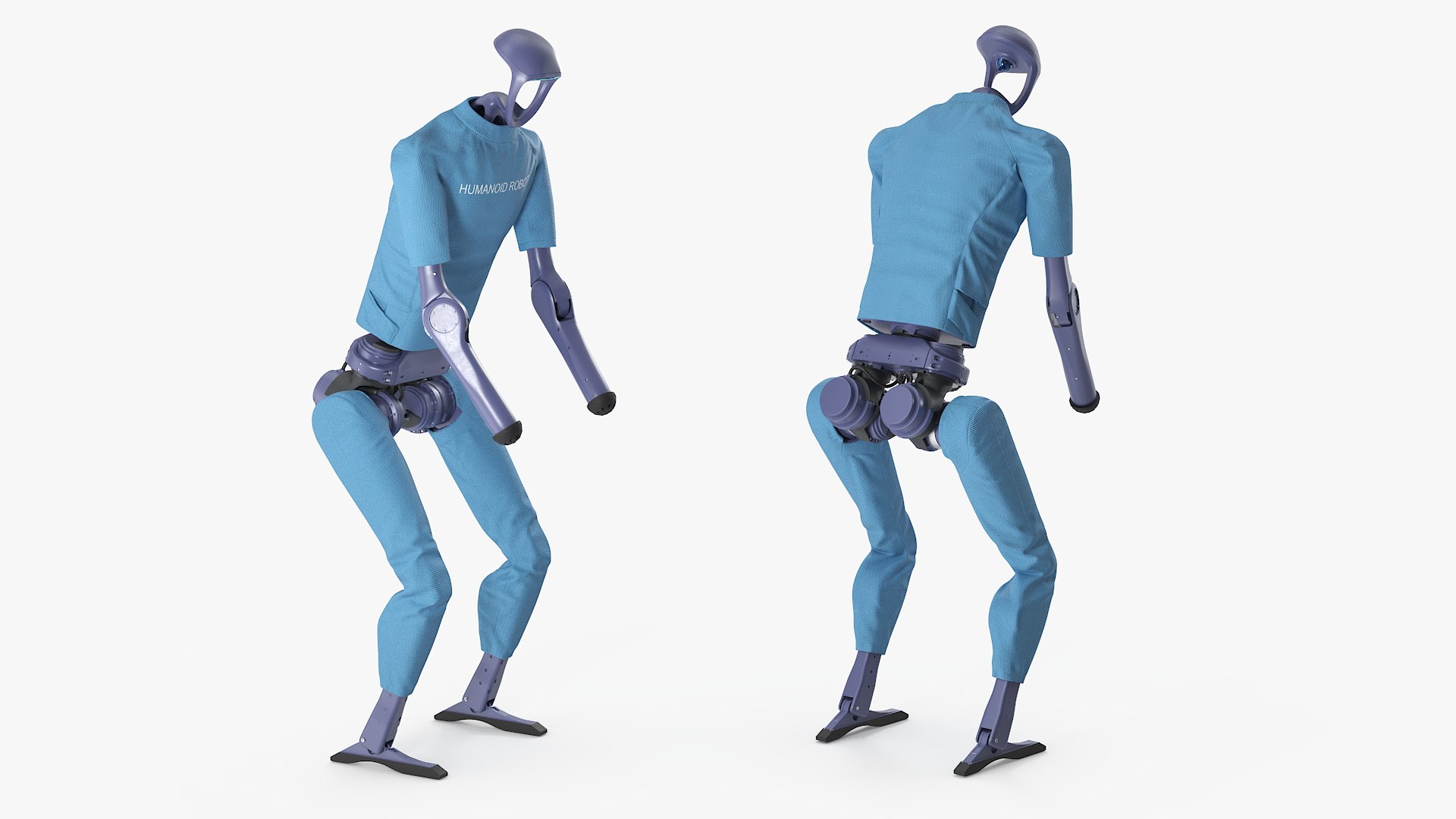 Autonomous Humanoid Robot Rigged For Maya 3D Model - TurboSquid 2341369