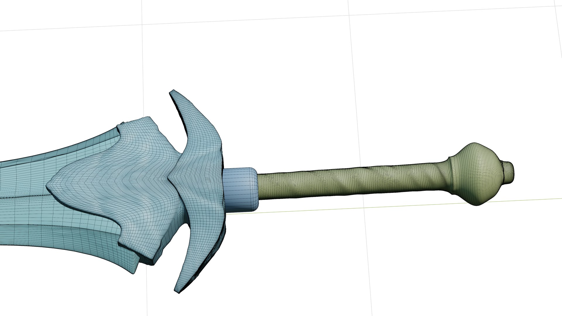 3D Black Knight Greatsword Model - TurboSquid 2236077